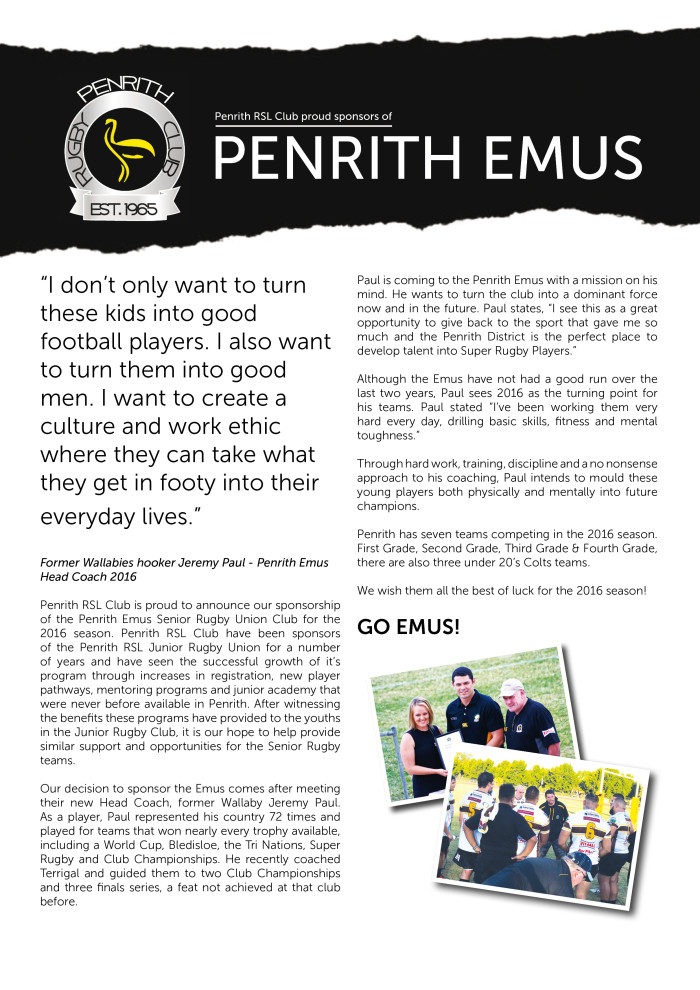Penrith Emus - Penrith RSLPenrith RSL