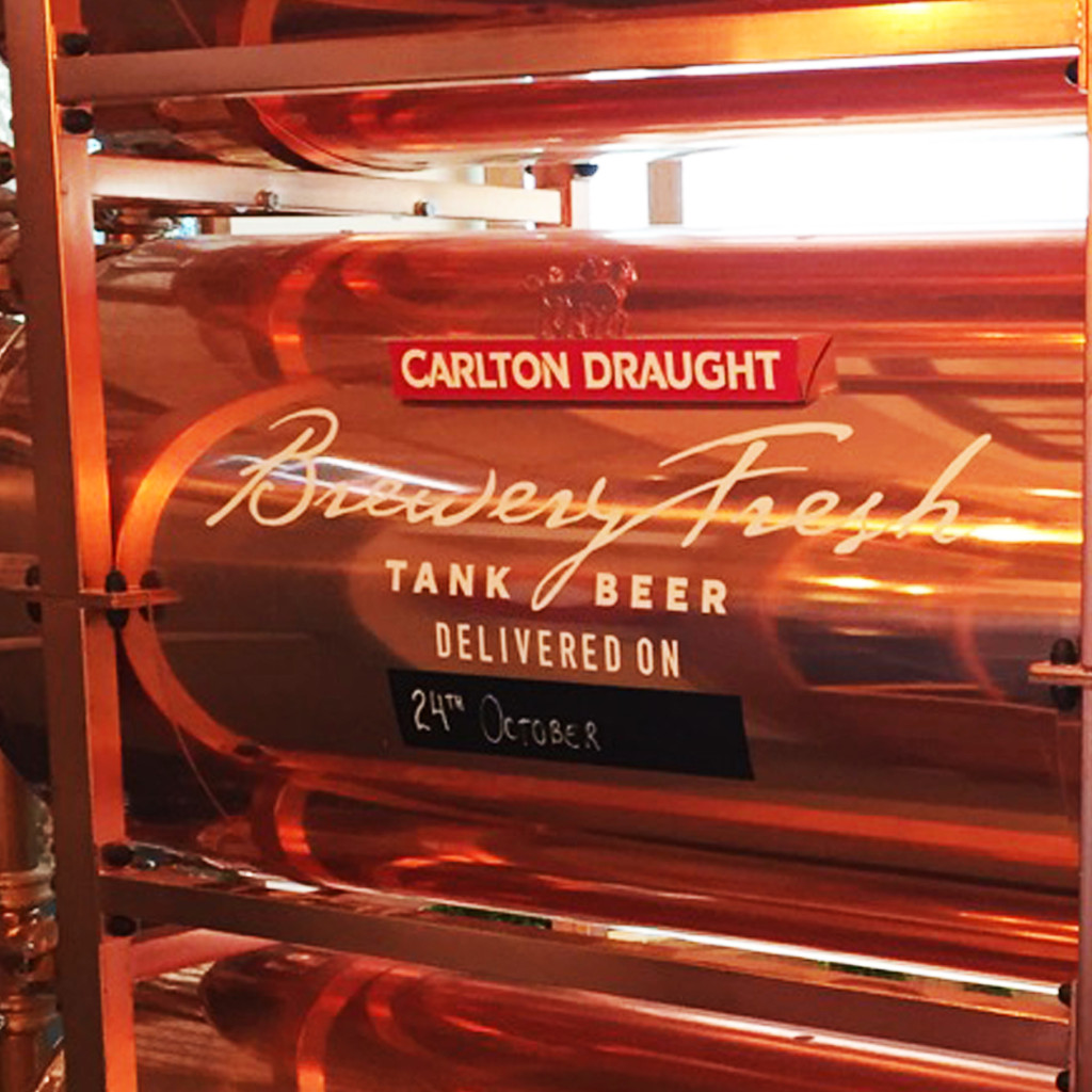 Carlton Draught Brewery Fresh Tank Beer - Penrith RSLPenrith RSL