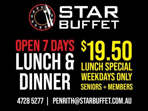 Star Buffet at Penrith RSL Club. Exciting & Delicious CuisinesPenrith RSL